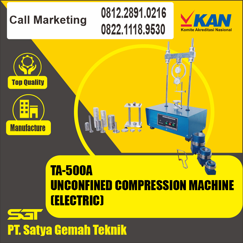 ELECTRIC UNCONFINED COMPRESSION STRENGTH TEST (UCS) – Alat Laboratorium ...